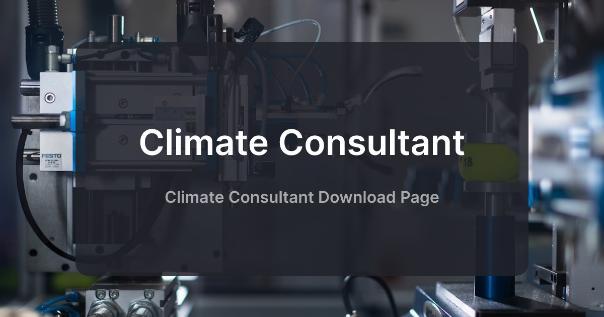 Climate Consultant