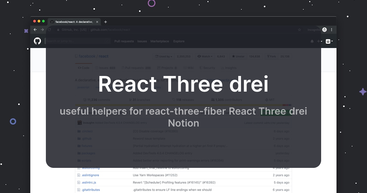 React Three drei